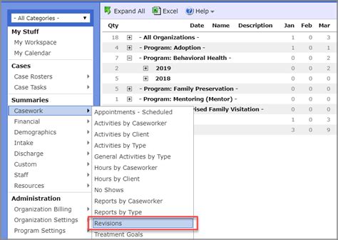 General Case Management Revision Tracking Extendedreach
