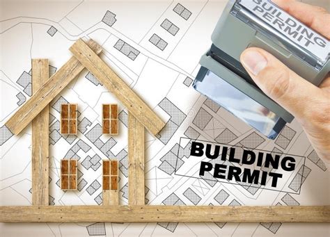 Building Permit Concept With Imaginary General Urban Plan And Cadastral