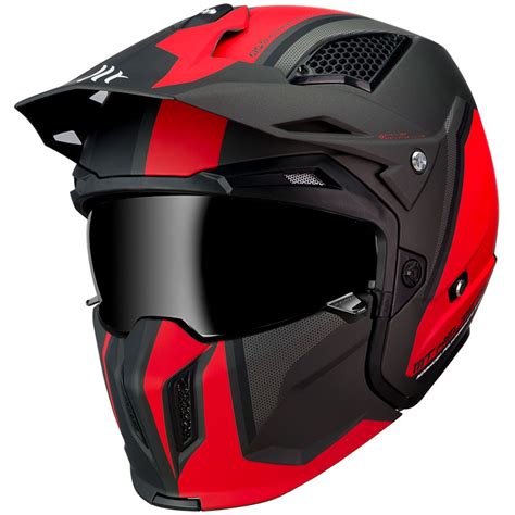 Mt Helmets Streetfighter Sv Twin C5 Matt Red MT-1272613253 Modular ...