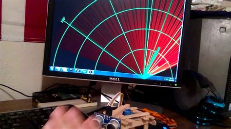 Arduino Ultrasonic Sensor Radar With Source Code Youtube