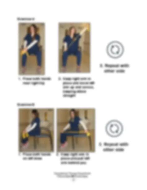 Thera Band Exercises For Upper Body A Occupational Therapy Department Guide Exercises Public