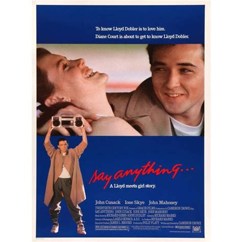 1988 Say Anything Poster Chairish