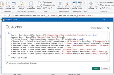navigatedata power query custom columns guide