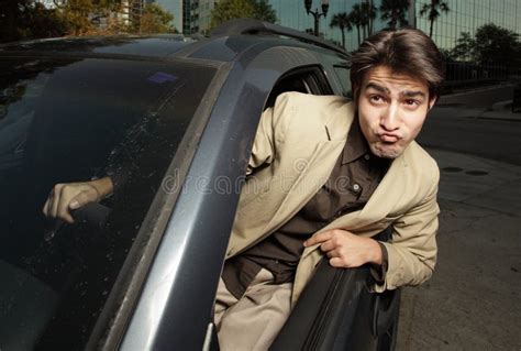 Crazy Driver Stock Image Image Of Businessman Model 8805943