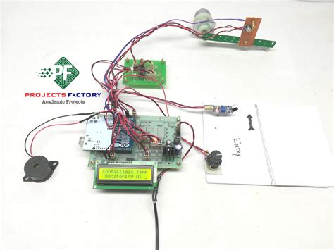 Contactless Temperature Monitoring At Door Entrance Electrical