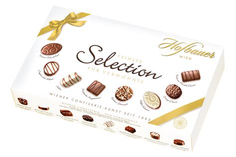 Mozart Balls With Milk Chocolate In A Box Hofbauer