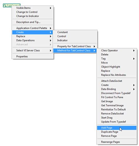How To Programatically Add Pages To A Tab Control VI Scripting LAVA