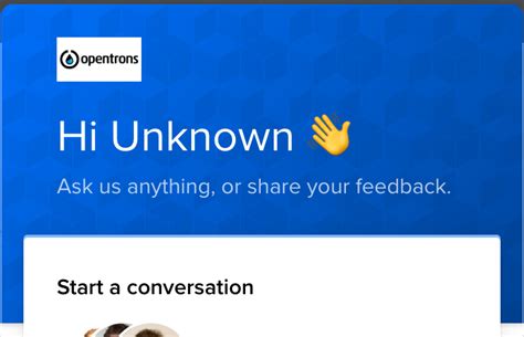 Bug App Tells Intercom That Unknown Users Are Literally Named Unknown User · Issue 6461