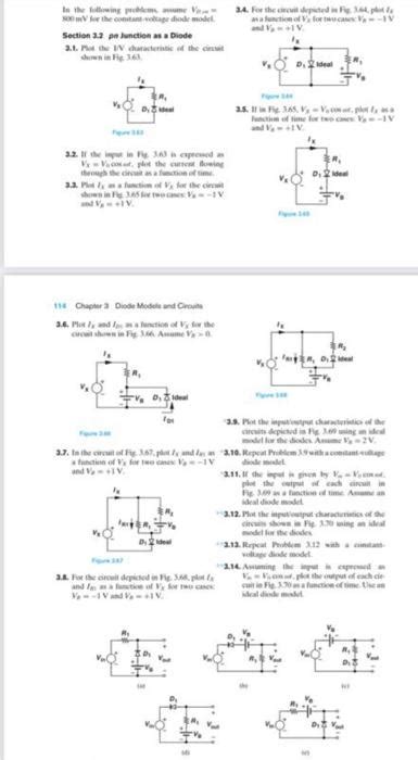 solved 3 10 repeat problem 3 9 with a constant voltage