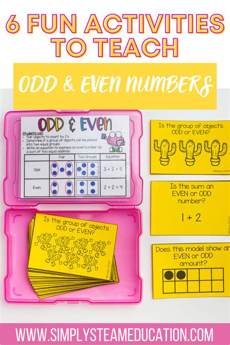 Activities For Teaching Odd And Even Numbers Thats Not A Worksheet Plus An Anchor Chart Idea