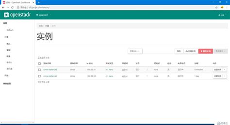 OpenStack Train版双节点安装十三启动实例 云计算 亿速云