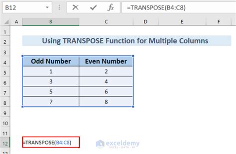 How To Transpose Columns To Rows In Excel Easy Methods
