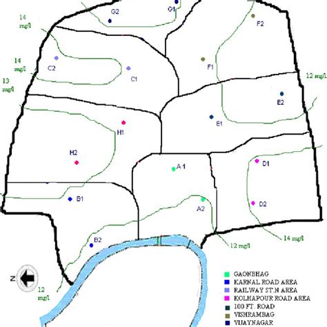 11 Iso Concentration Map For No 3 N Download Scientific Diagram