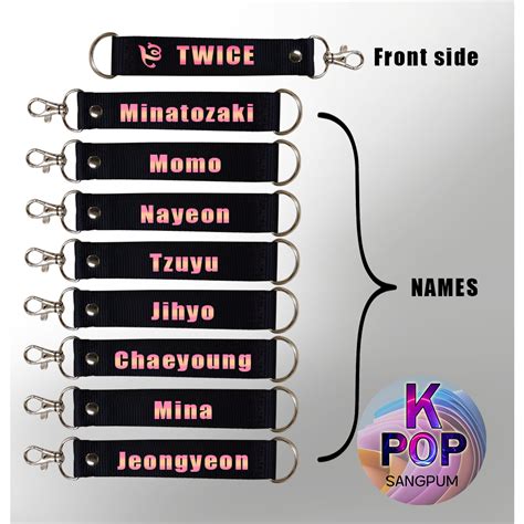 twice key chain with names shopee philippines