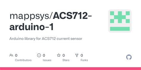 Github Mappsysacs712 Arduino 1 Arduino Library For Acs712 Current