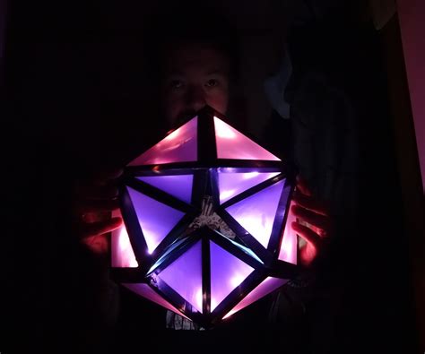 Large Light Up Flexagon 11 Steps With Pictures Instructables