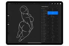 Plus Size Body Poses For Procreate