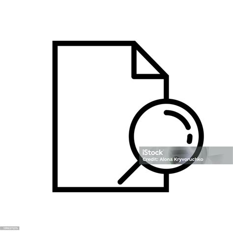 벡터 일러스트레이션 전자 및 종이 문서의 검은 색 아이콘을 윤곽선으로 표시합니다 문서 흐름 관리 용지 시트 아이콘입니다 목록에 대한 스톡 벡터 아트 및 기타 이미지 Istock