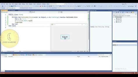 Vbnet Math Log Codelearning Youtube