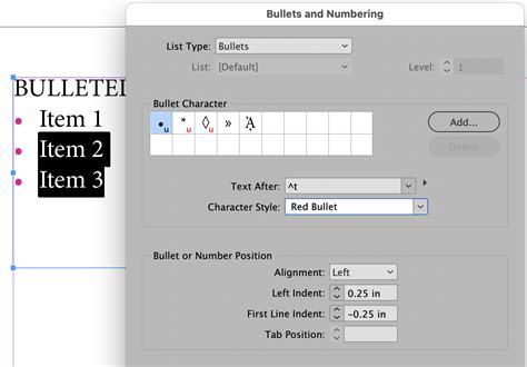 Replace The Bullet In A Bulleted List With Another Adobe Product Community 13563332