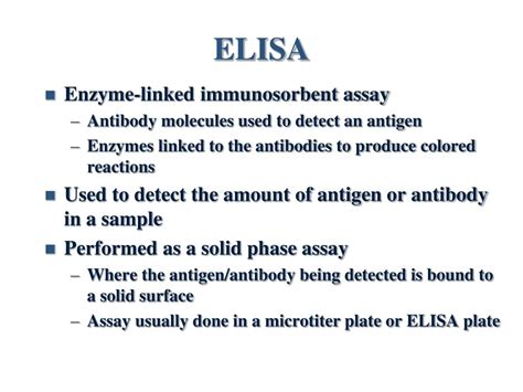 Ppt Enzyme Linked Immunosorbent Assay Powerpoint Presentation Free Download Id 3805877