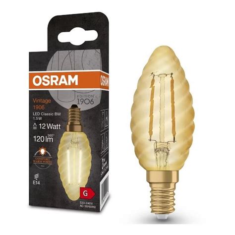 Bec Led Osram Vintage E14 1 5w 230v 2400k Luminam
