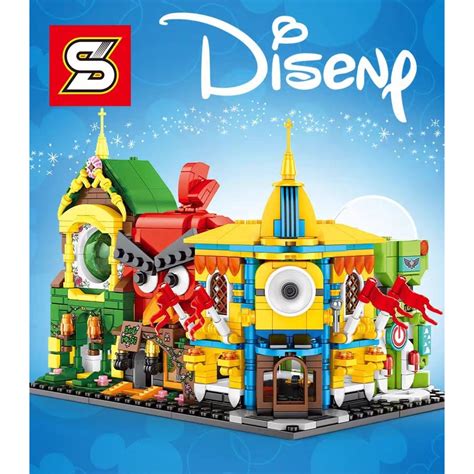 Sy Block Disney Bird Shop Toys Room Magic Forest House Music Bar Building Block Sy6801a B C D