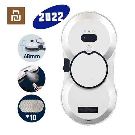 창 청소 로봇 높은 흡입 전기 창 클리너 로봇 안티 떨어지는 원격 제어 로봇 진공 청소기 Aliexpress
