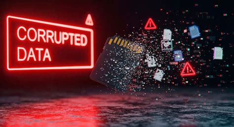 Corrupted Data Loss And Corruption Concept Ai сгенерированное изображение