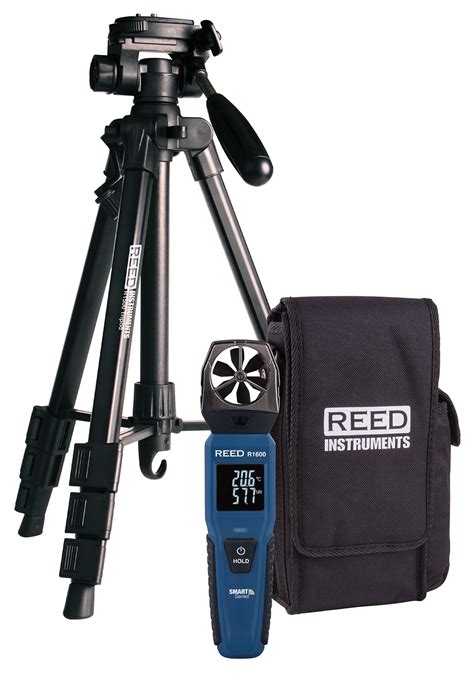 Reed R1600 Kit Data Logging Smart Series Vane Anemometer With Tripod