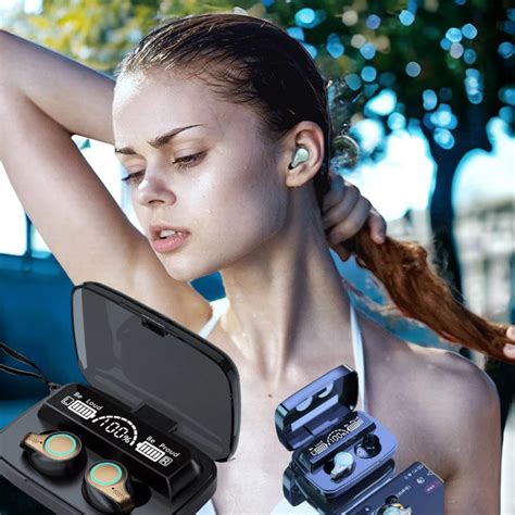 Ultimate Wireless Sports Earbuds With Mic Waterproof Tws Bluetooth H