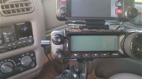 Yaesu Ftm 400 And Ft 891 Transceivers Mobile Installation Using Lido L Max Mount Youtube