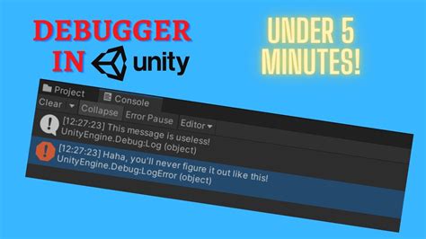 Learn To Debug Unity In Under 5 Minutes Attached Debugger Youtube