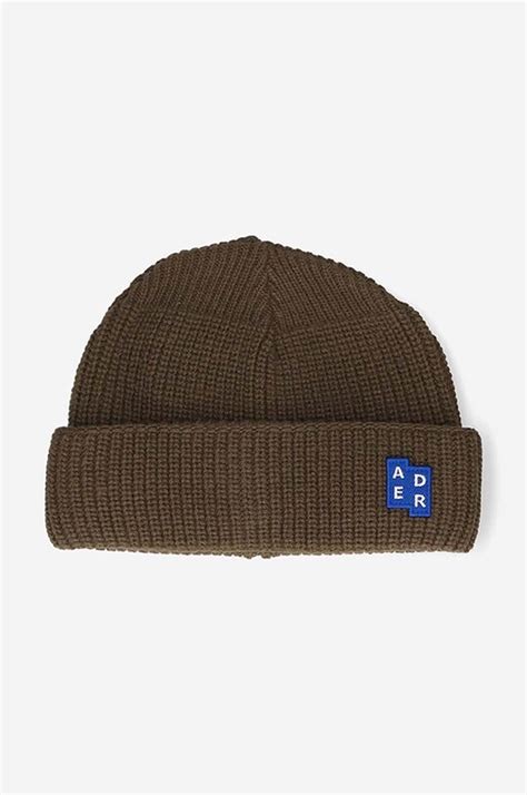 Ader Error Wool Beanie Ader Error Beanie Brown Color At Prm Us