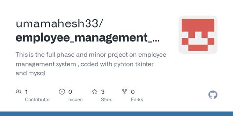 GitHub Umamahesh Employee Management System This Is The Full Phase And Minor Project On