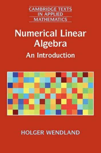 Numerical Linear Algebra An Introduction Mathematics Algebra
