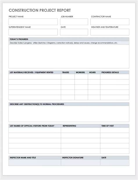 Free Project Report Templates Artofit