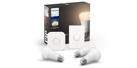 Philips Hue Smart Button Starter Kit Includes 3 Dimmable Homekit Bulbs