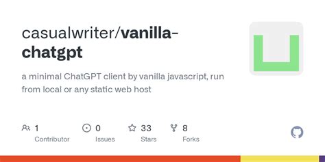 Github Casualwritervanilla Chatgpt A Minimal Chatgpt Client By