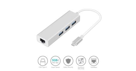 codegen cdg cnv85 usb 3 0 rj45 usb 3 1 type c hub kablo