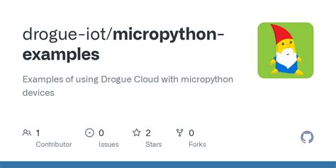Github Drogue Iotmicropython Examples Examples Of Using Drogue