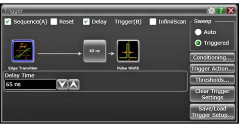 oscilloscope triggering advanced course trigger sequencing and