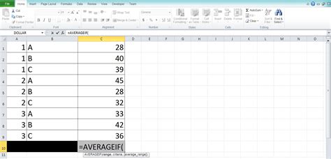 cara menggunakan fungsi averageif pada excel kegunaan contoh dan