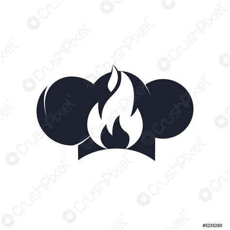 Hot Chef Hat Vector Logo Design Template Chef Hat And Stock Vector