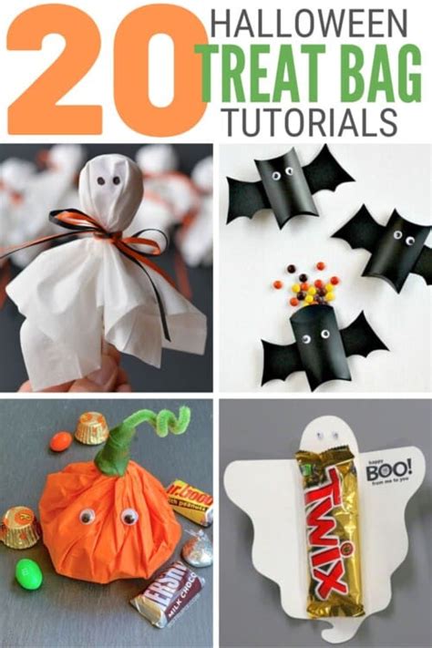 How To Make 20 Halloween Treat Bags To Give As Ts
