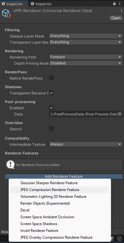 github westonwright jpeg compression urp post processing effect that