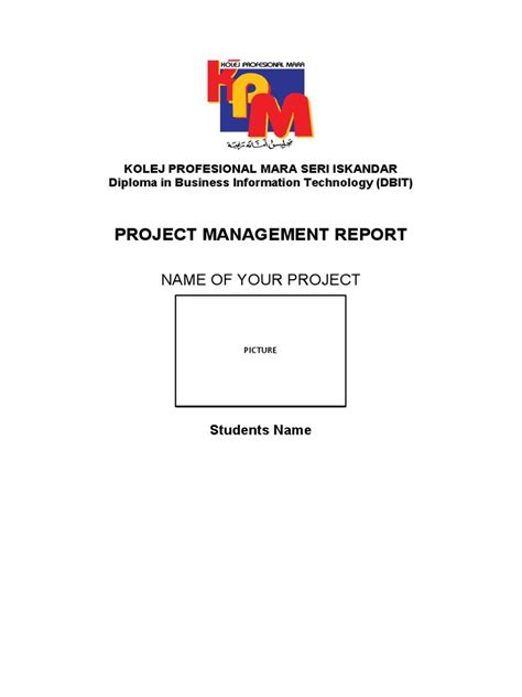Project Management Proposal Format Pdf Project Management Computing