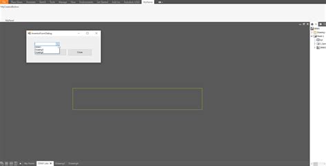 Solved Pick A Drawing Line After Clicking The Button In The Add Ins