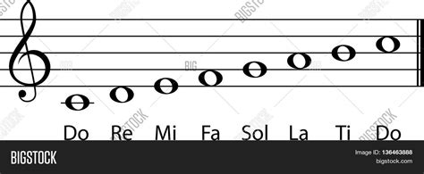 Do Mi Fa Sol La Ti Vector Photo Free Trial Bigstock