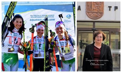 Кметът Михайлова поздрави бронзовите медалистки Троян експрес